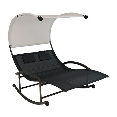Click here for Sunnydaze Collection Lounge Chair  One Size  Black prices