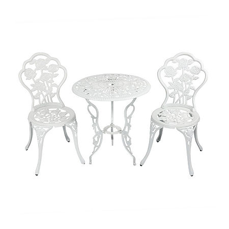 Click here for Sunnydaze Patio Collection 3-pc. Bistro Set Rust R... prices