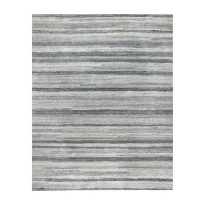 Fieldcrest Grant Striped Hand Tufted Indoor Rectangular Area Rug 19 ...