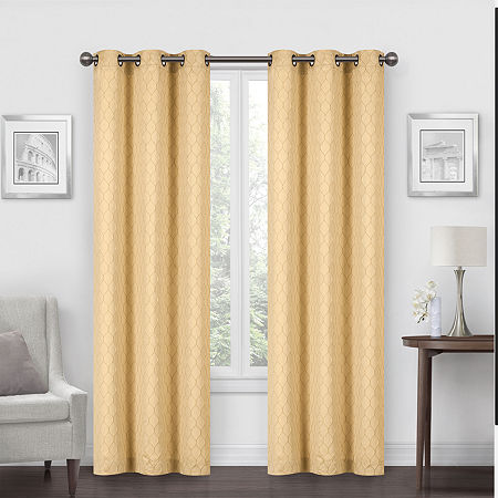Click here for Regal Home Mackenna Jacquard Grommet Top Light-Fil... prices
