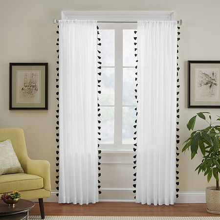 Click here for Elrene Home Fashions Bianca Semi-Sheer Window Curt... prices