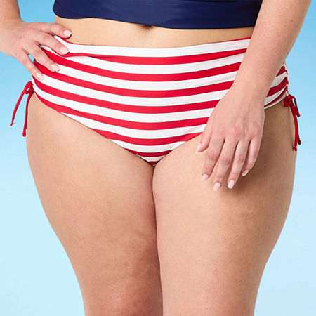 Click here for Outdoor Oasis Womens Striped Plus Bikini Swimsuit... prices