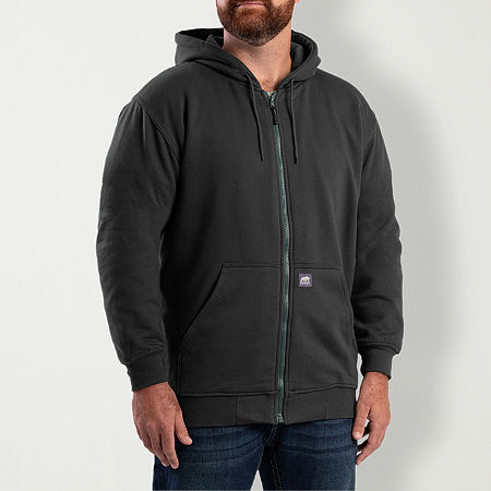 Click here for Berne Mens Long Sleeve Zipper Hoodie  X-small  Bla... prices