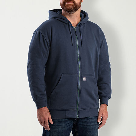 Click here for Berne Mens Long Sleeve Zipper Hoodie  X-small  Blu... prices