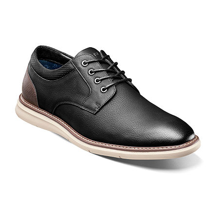 Nunn Bush Mens Chase Casual Plain Toe Oxford - Black Multi