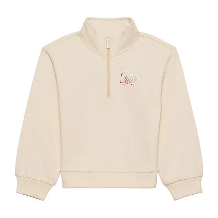 Click here for PUMA Big Kid Girls Long Sleeve Fleece Active Quart... prices