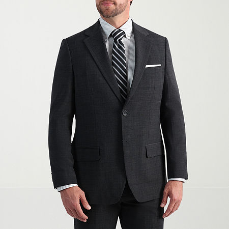 Click here for Haggar JMH Tailored Wool Windowpane Mens Stretch F... prices