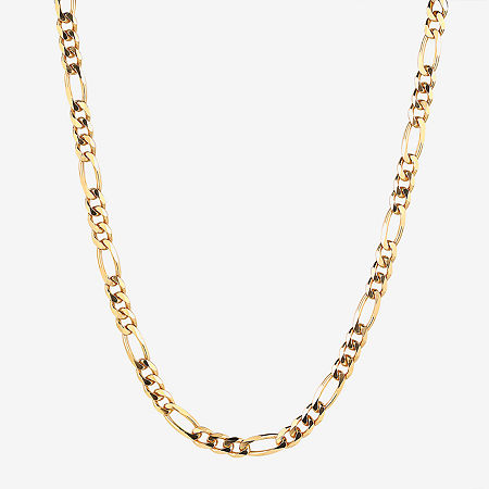 Click here for 14K Gold Over Silver Solid Figaro Chain Necklace... prices