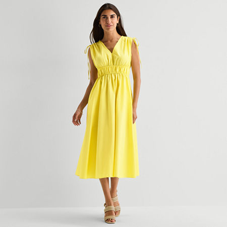 Click here for Melonie T Womens Sleeveless Midi Fit + Flare Dress... prices