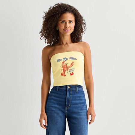 Click here for Arizona Womens Juniors Tube Top  Large  Orange prices