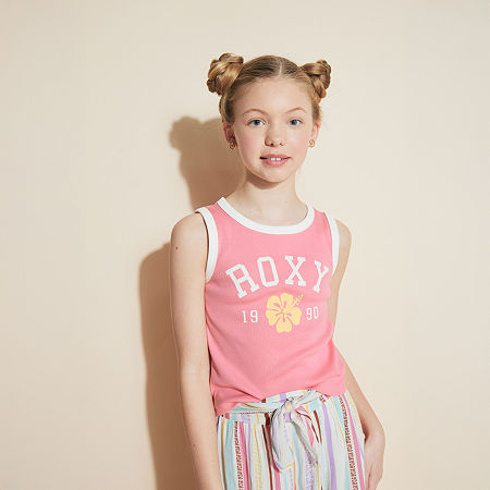 Click here for Roxy Big Kid Girls Crew Neck Sleeveless Tank Top... prices