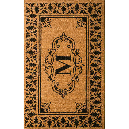 Click here for nuLoom Novelty Monogrammed Coir Outdoor Doormat -... prices