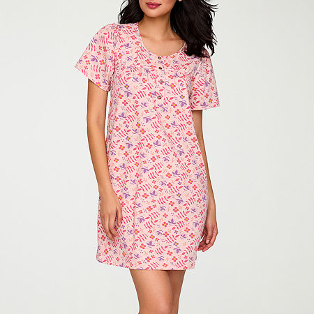 Click here for Ilusion Womens Scoop Neck Short Sleeve Nightshirt... prices