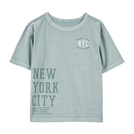 Click here for Carters Little & Big Kid Boys Round Neck Short Sle... prices