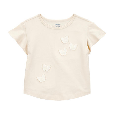 Click here for Carters Butterfly Toddler Girls Round Neck Short S... prices