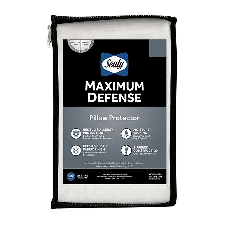 Click here for Sealy Maximum Defense Pillow Protector  One Size... prices