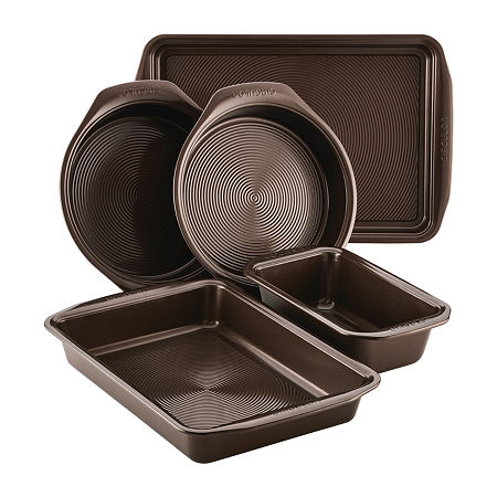 Circulon Symmetry Nonstick Chocolate Brown 5-Pc. Bakeware Set - Chocolate