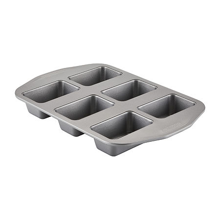 Circulon Nonstick 6-Cup Mini Loaf Pan - Gray