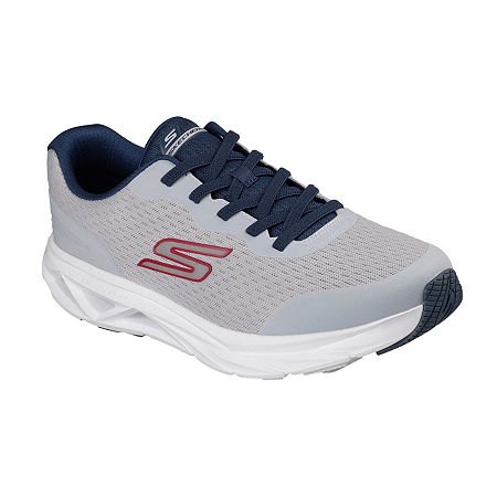 Skechers Mens Glide-Step Vortex - Avalin Running Sneakers from Finish Line - Gray  Navy