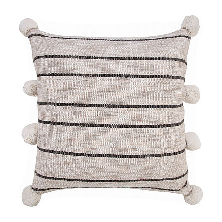 Click here for LR Home Athena Square Throw Pillow  One Size  Beig... prices