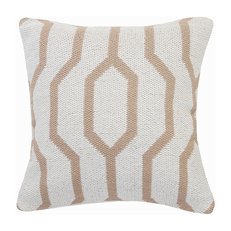 Click here for LR Home Ayla Square Throw Pillow  One Size  Beige prices