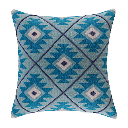 Click here for LR Home Aleia Square Throw Pillow  One Size  Blue prices