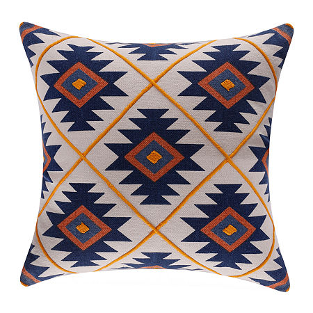 Click here for LR Home Aleia Square Throw Pillow  One Size  Blue prices