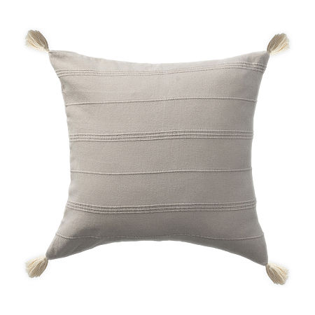 Click here for LR Home Kaya Square Throw Pillow  One Size  Gray prices