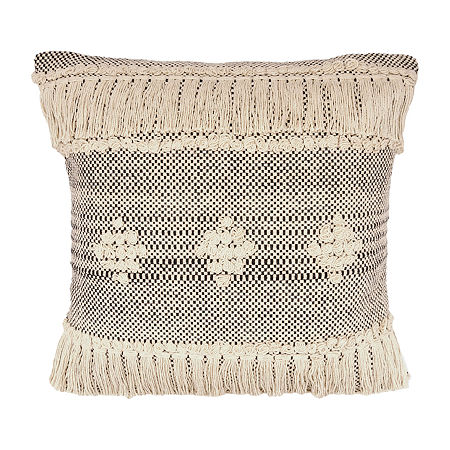 Click here for LR Home Wills Square Throw Pillow  One Size  Gray prices