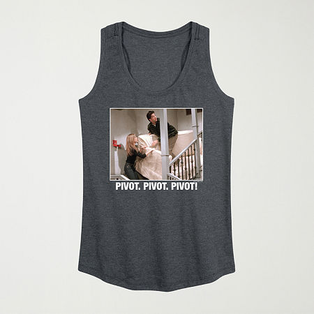 Click here for Pivot Womens Crew Neck Sleeveless Friends Tank Top... prices