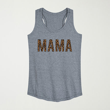 Click here for Mama Leopard Womens Scoop Neck Sleeveless Tank Top... prices