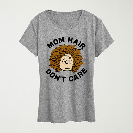 Click here for Mom Hair Dont Care Womens Crew Neck Short Sleeve C... prices