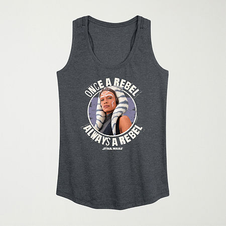 Click here for Once A Rebel Ahsoka Womens Scoop Neck Sleeveless S... prices