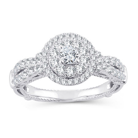Click here for Womens 1 CT. T.W. Natural White Diamond 10K Gold R... prices