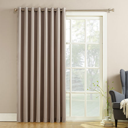 Click here for Sun Zero Grant Room Darkening Grommet Sliding Pati... prices