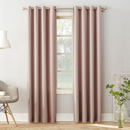 Click here for Room Darkening Grommet Curtain Panel - Blush prices