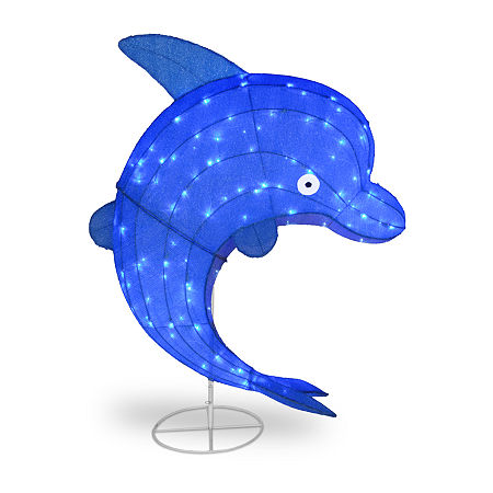 Click here for National Tree Co. Dolphin With 105 Blue Led Lights... prices