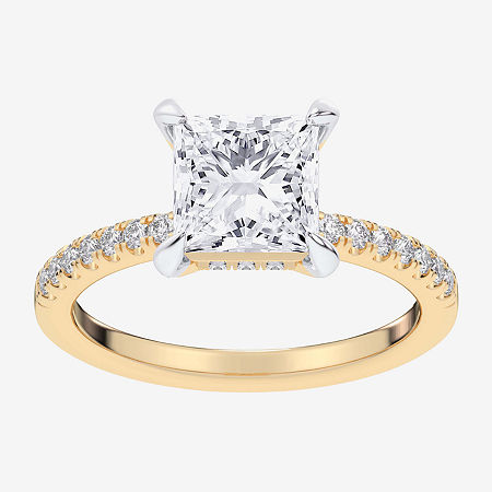 Click here for (G-H / Si1-Si2) Womens 2 1/4 CT. T.W. Lab Grown Wh... prices