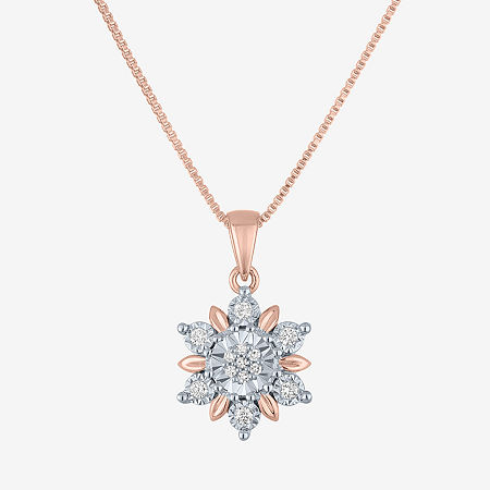 Click here for Diamond Blossom (G-H / Si2-I1) Womens 1/10 CT. T.W... prices