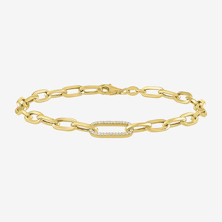 Click here for (G-H / I1-I2) Womens 14K Gold Over Silver 8 Inch P... prices