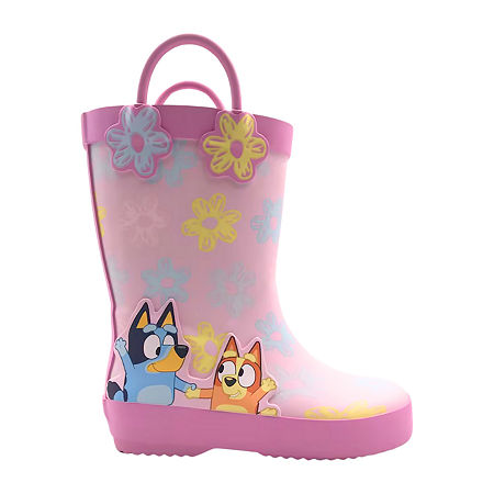 Click here for Girls Bluey Toddler Rainboots  9 Medium  Pink prices