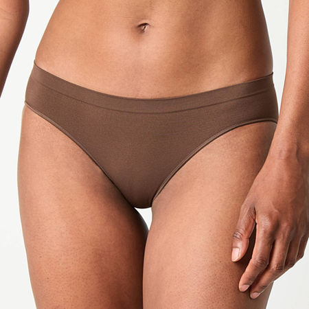 Click here for Ambrielle Seamless Bikini Panty  Large  Brown prices