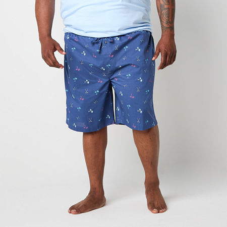 Click here for St. Johns Bay Mens Poplin Big and Tall Pajama Shor... prices