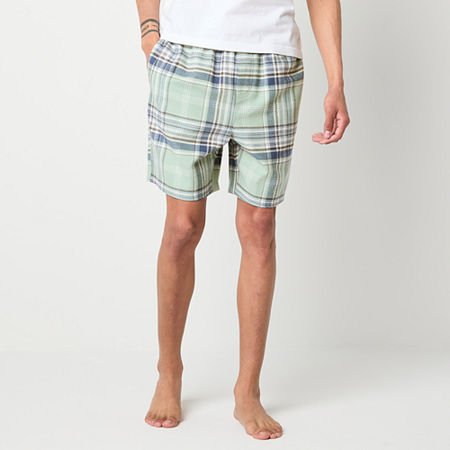 Click here for Arizona Mens Pajama Shorts  Large  Green prices