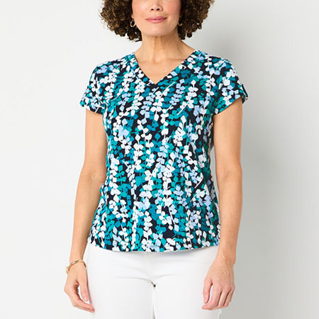 Click here for Liz Claiborne Womens V Neck Short Sleeve T-Shirt... prices