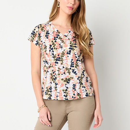 Click here for Liz Claiborne Womens V Neck Short Sleeve T-Shirt... prices