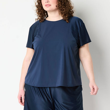 Click here for Xersion Womens Mesh Round Neck Short Sleeve T-Shir... prices
