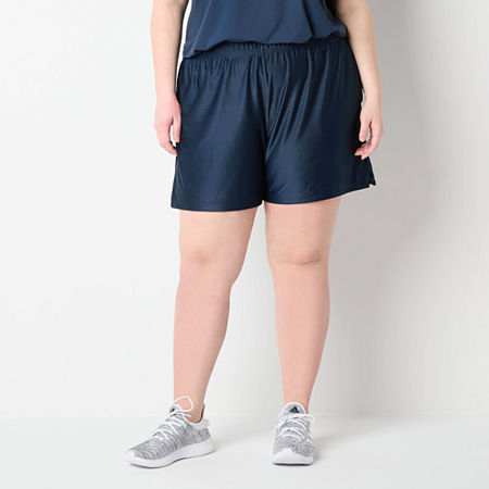 Click here for Xersion Womens Plus Mesh Pull-On Short  4x  Blue prices