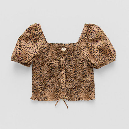 Click here for Thereabouts Little & Big Kid Girls Square Neck Sho... prices