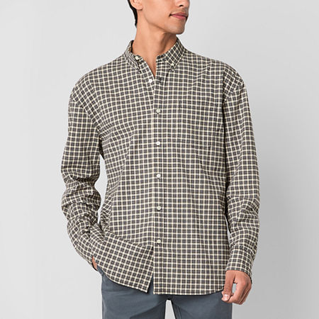 Click here for Arizona Mens Long Sleeve Relaxed Fit Button-Down S... prices